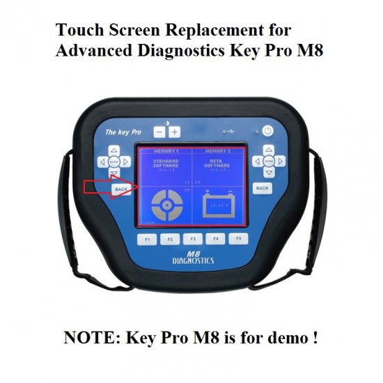 Touch Screen Panel Digitizer for Advanced Diagnostics Key Pro M8|Key-Pro-M8|Advanced Diagnostics